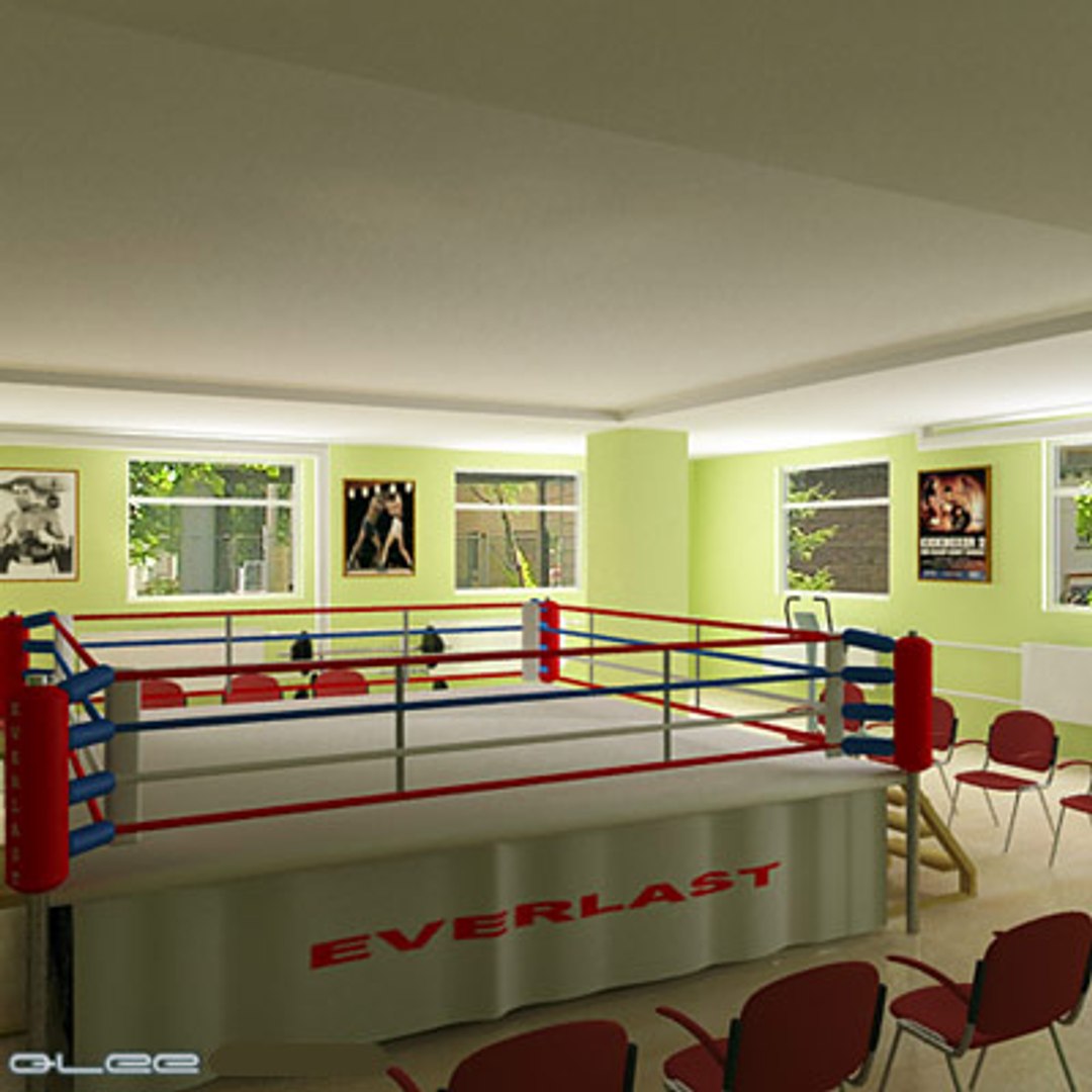 Boxing Gym 3d Model