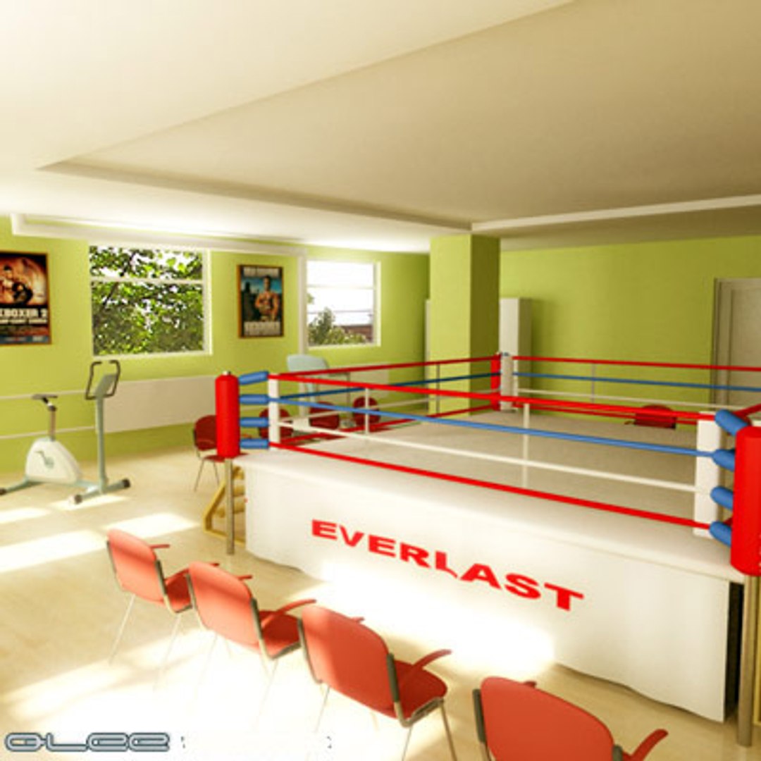 Boxing Gym 3d Model