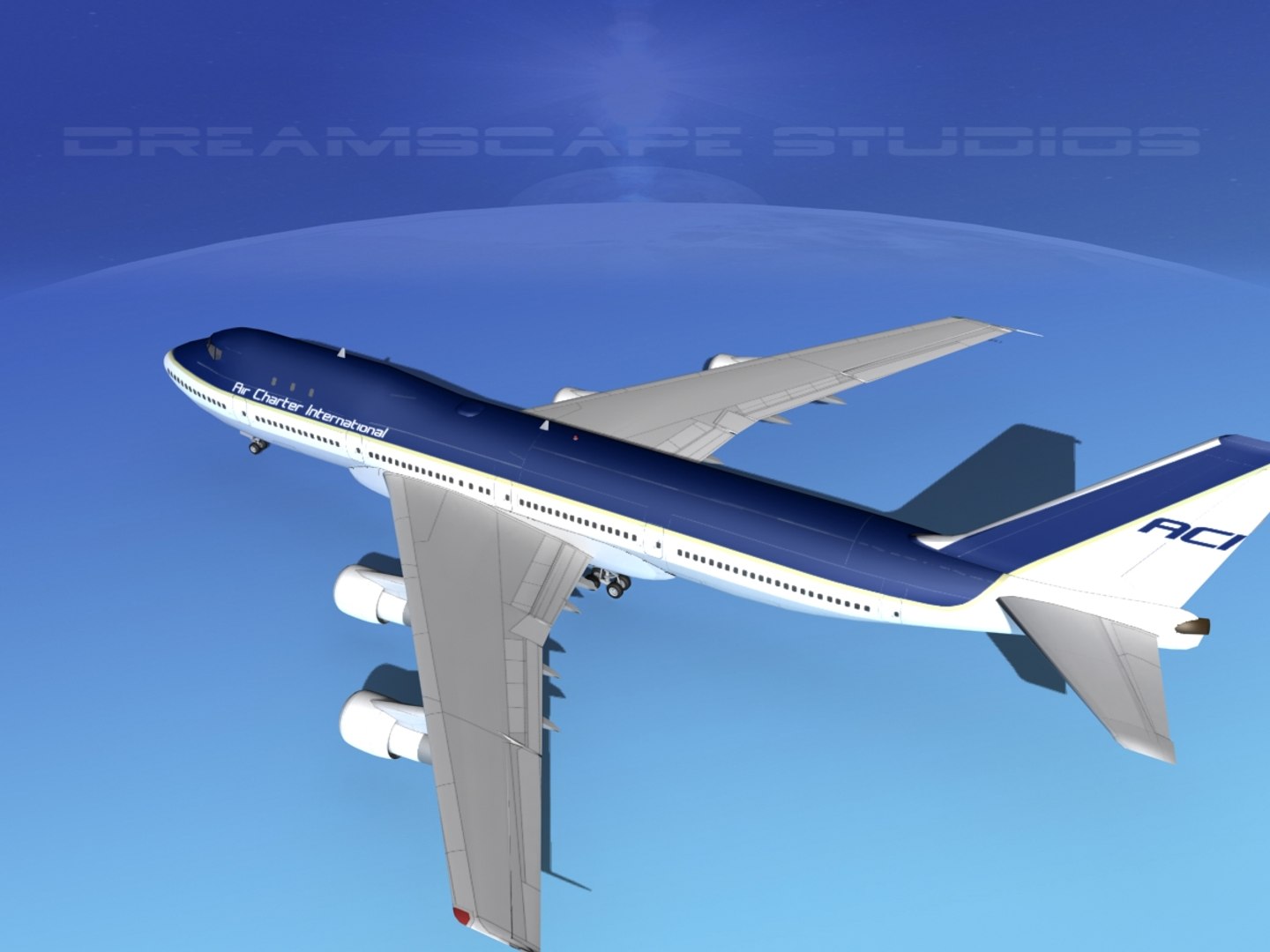 3d 747-100 Boeing 747
