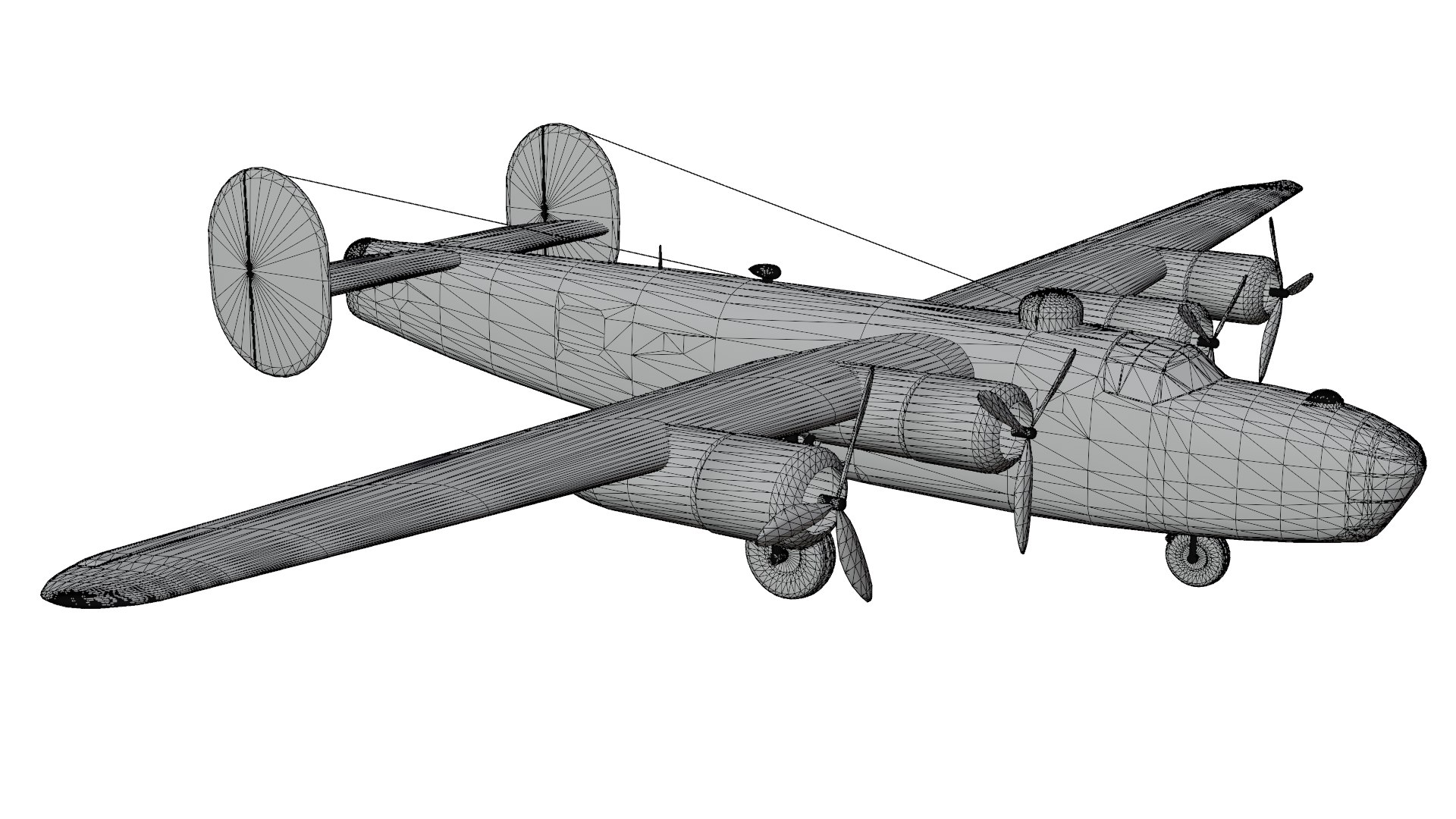 3D Model B-24-Liberator - TurboSquid 2130929