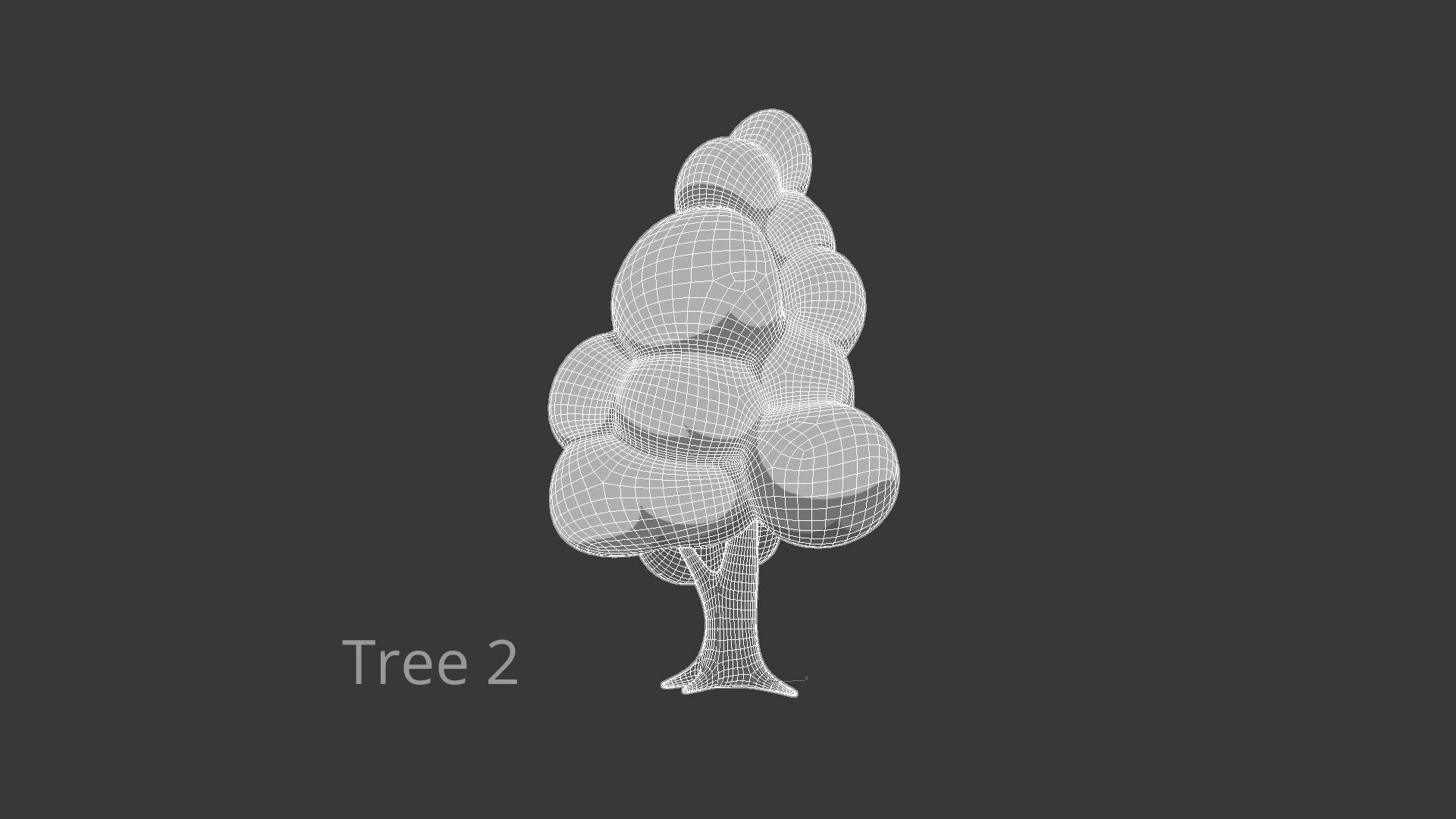 3D Cartoon Trees - pack of six - TurboSquid 1842029