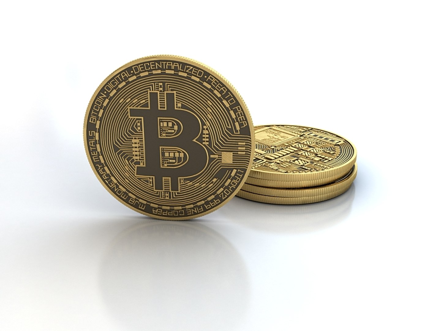 Bitcoin Coin 3D Model - TurboSquid 1257419