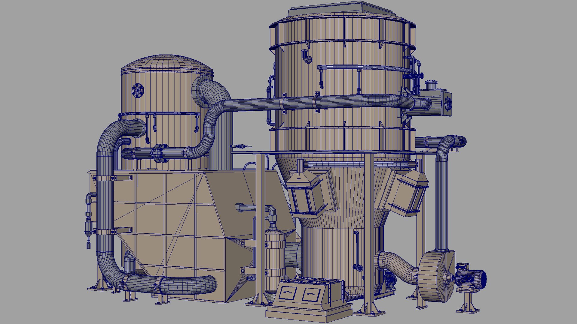 3D Industrial Machine Model - TurboSquid 1510831