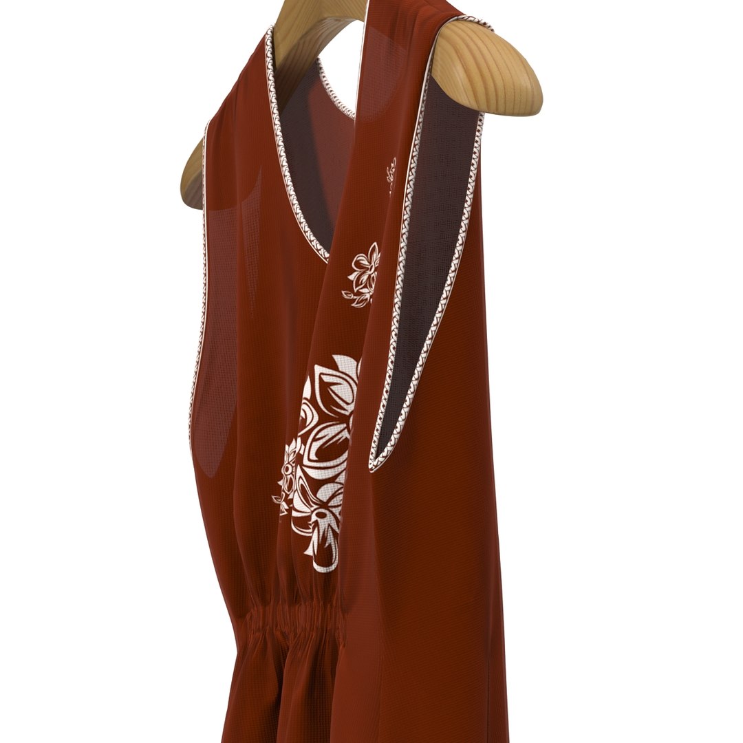 Dress Hanger Red C4d