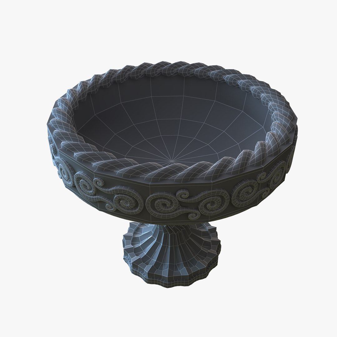 3d Model Bowls Aztec