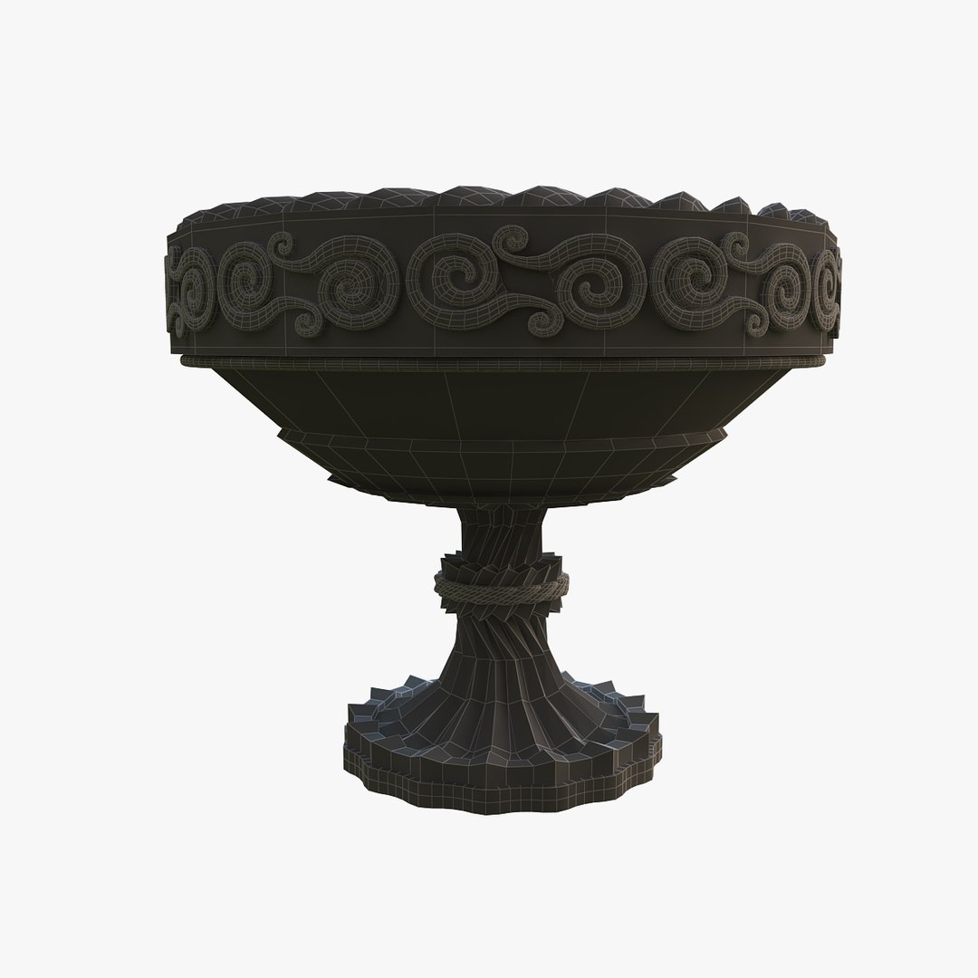 3d Model Bowls Aztec