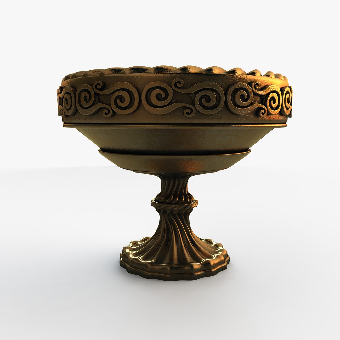 3d Model Bowls Aztec