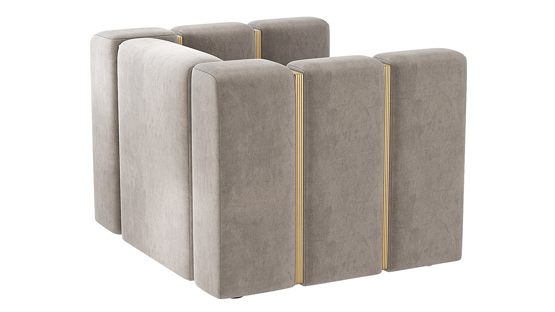 Rugiano Italia Club ArmchairCorona 3D - TurboSquid 1800217