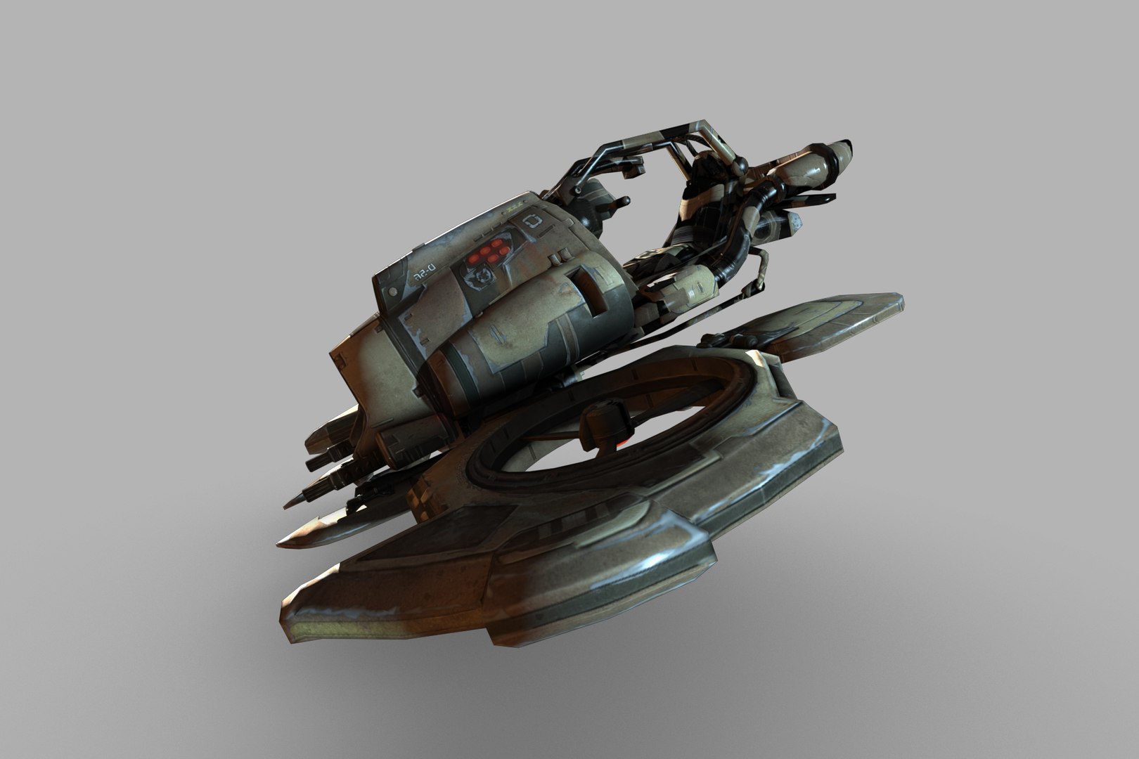 3D Science fiction fighter aircraft science fiction spacecraft in the ...