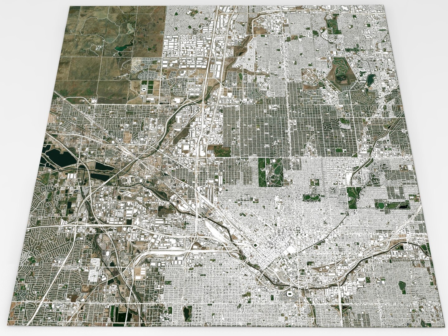 3D Cityscape Denver USA - TurboSquid 2024775