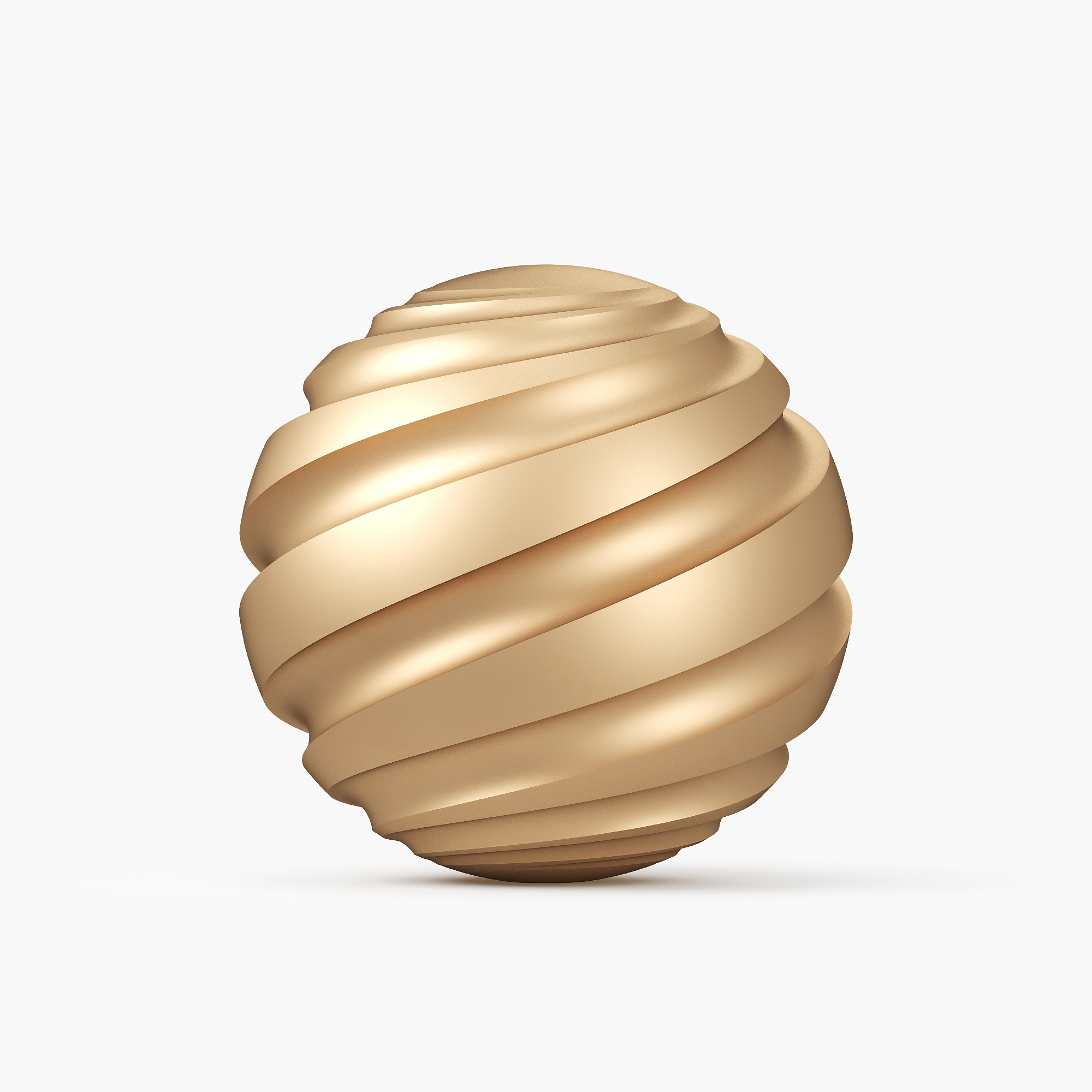 sphere spiral 3d model