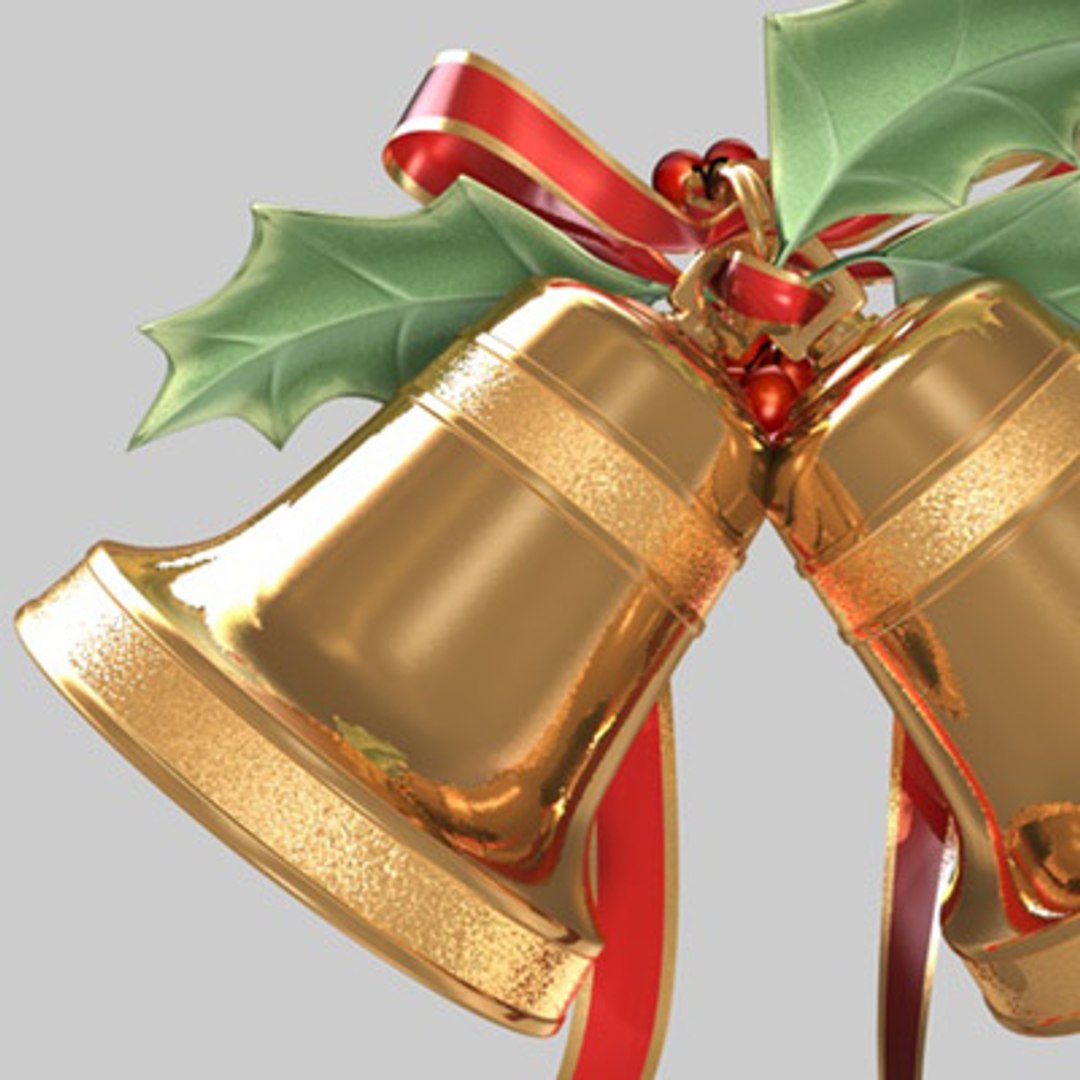 Christmas Bells 3d Model