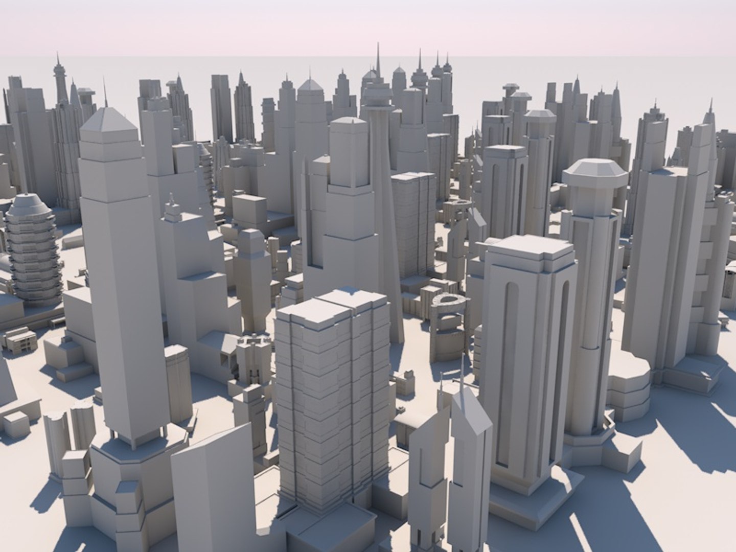 3d Building Pack Model