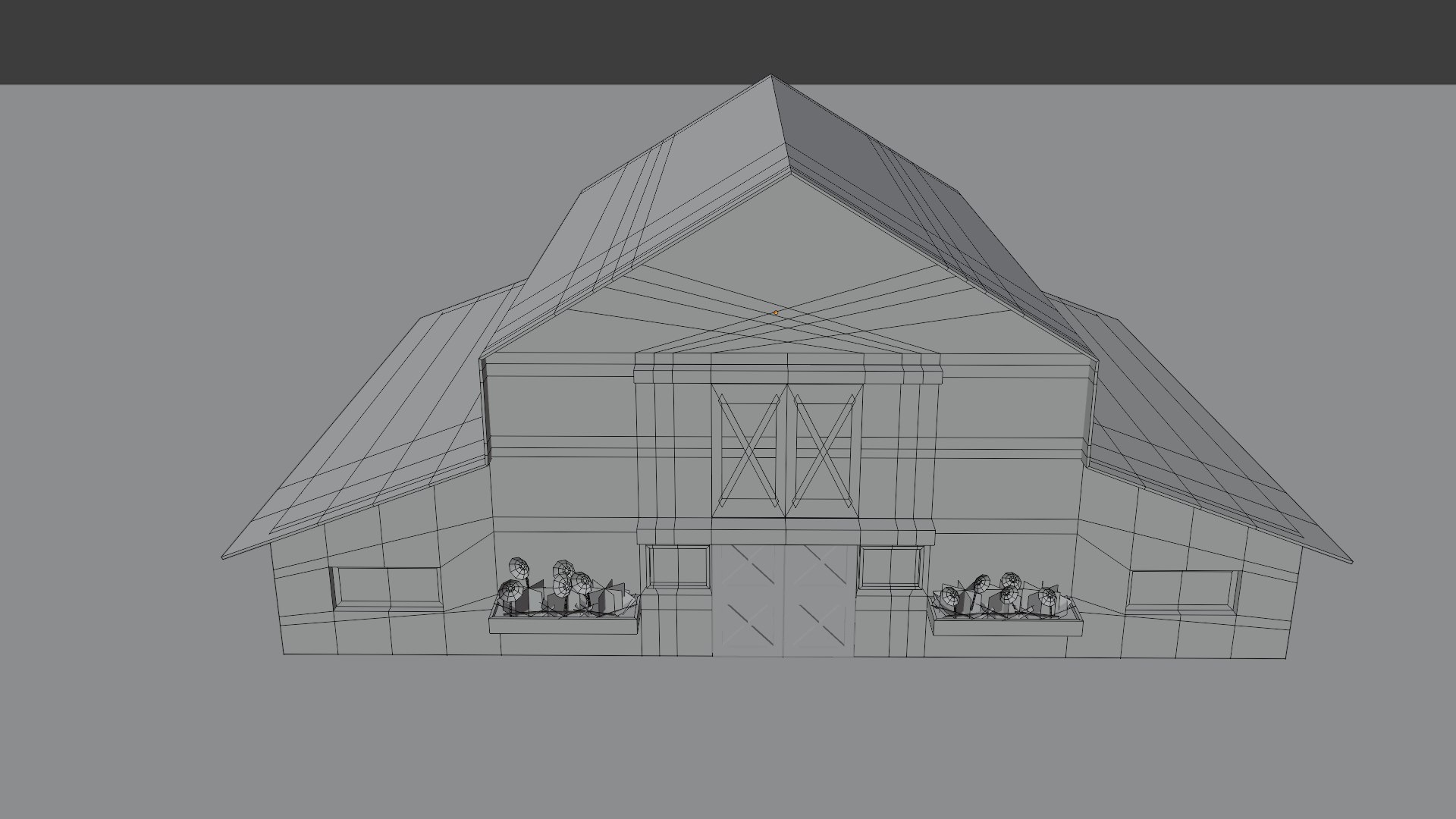 Large Horse Barn Model - TurboSquid 2573846