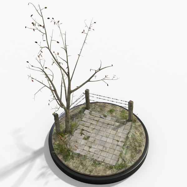outdoor diorama scene 3d model