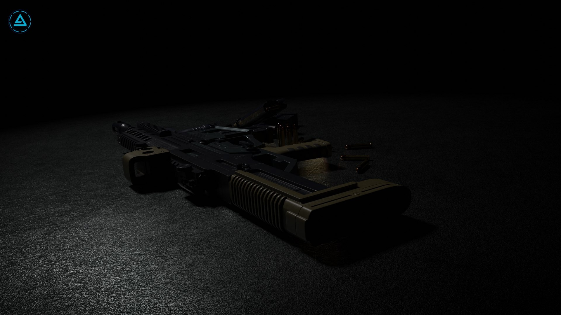 Proctor CP3 SMG Low-poly 3D - TurboSquid 1930154