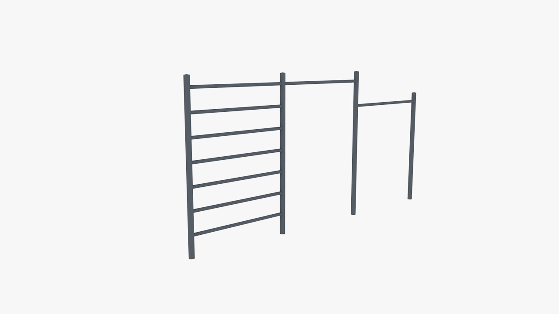 Free Horizontal Bar 3d Model