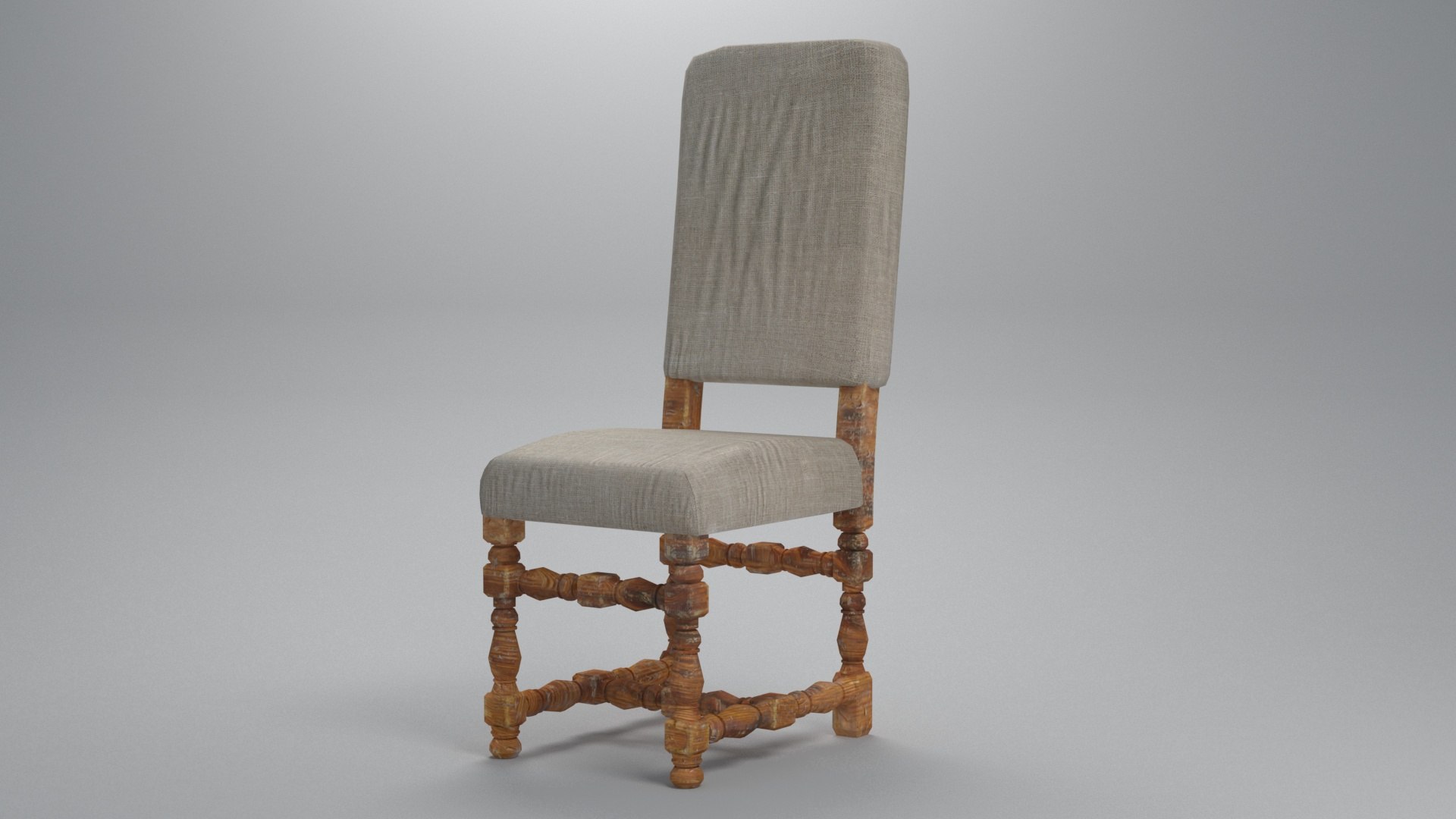 Middle age desk model - TurboSquid 1269642