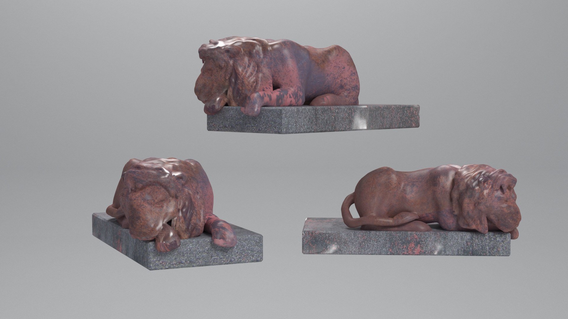 Middle Age Desk Model - TurboSquid 1269642