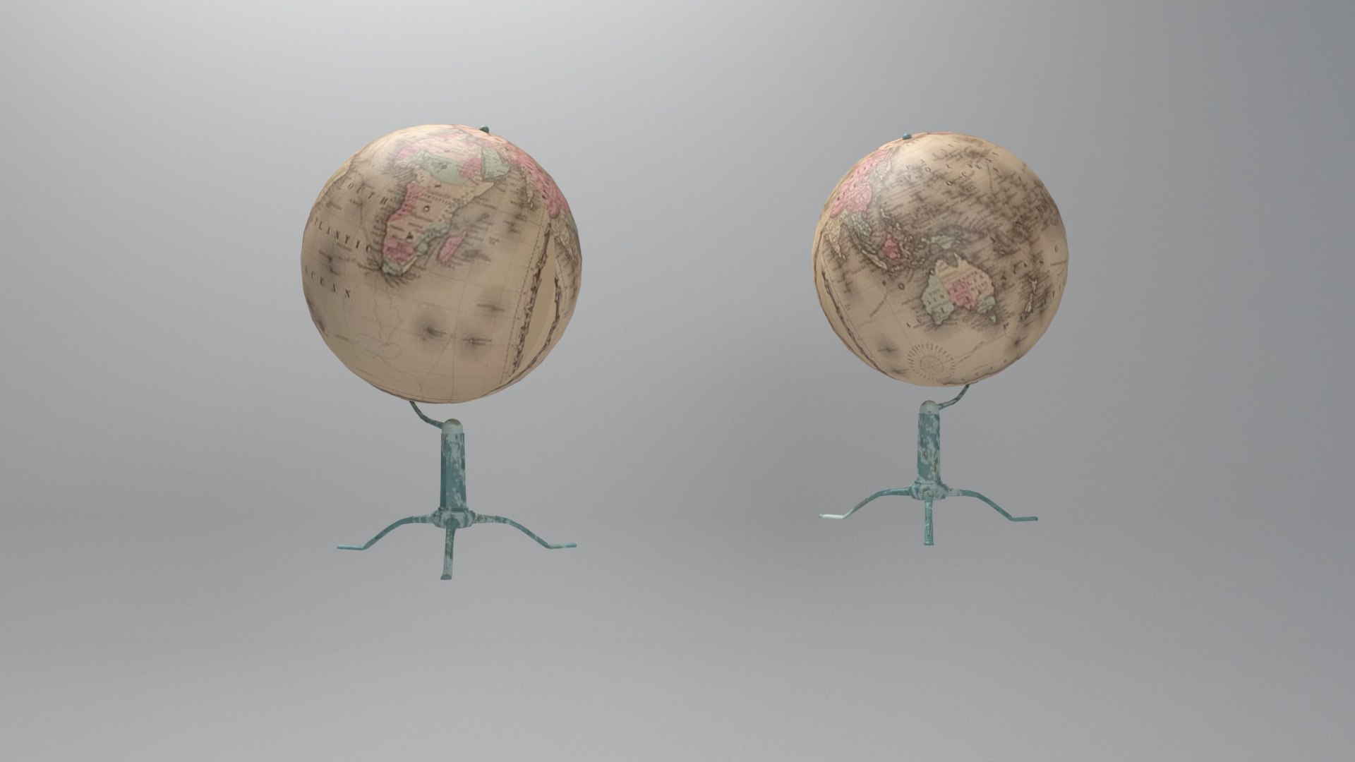 Middle Age Desk Model - TurboSquid 1269642