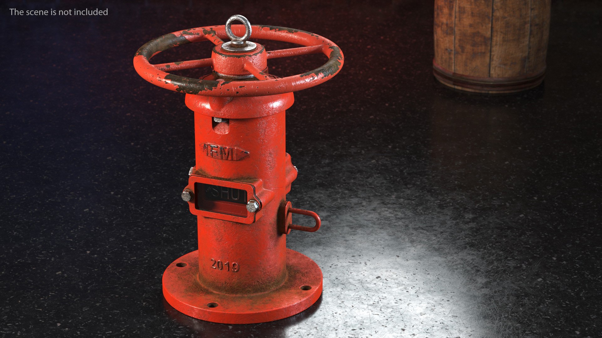 Old Fire Protection Indicator Posts 3D Model - TurboSquid 1988280