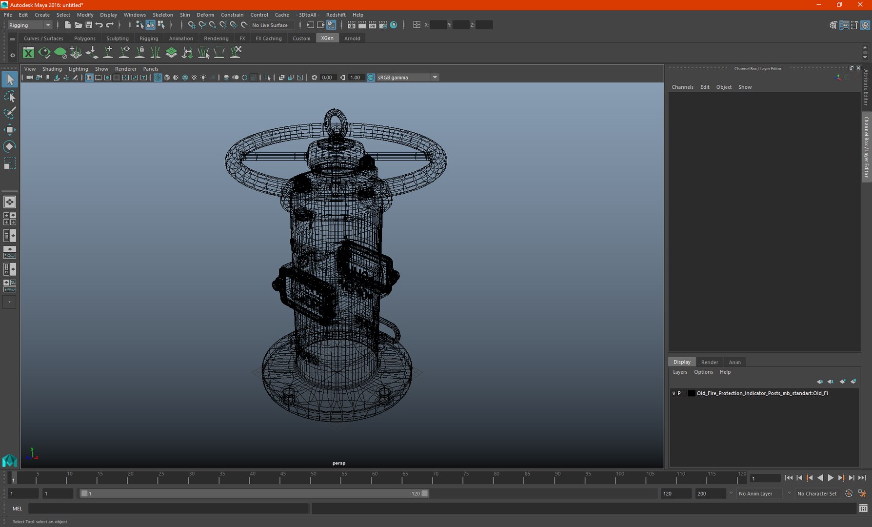 Old Fire Protection Indicator Posts 3D Model - TurboSquid 1988280