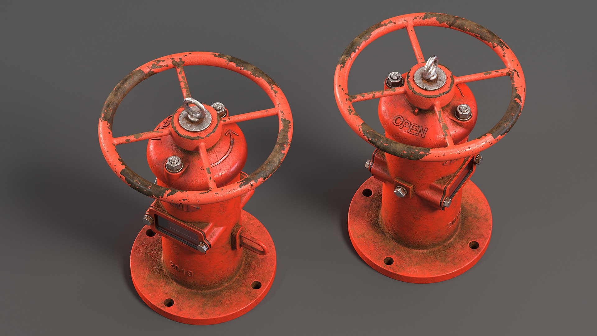 Old Fire Protection Indicator Posts 3D Model - TurboSquid 1988280