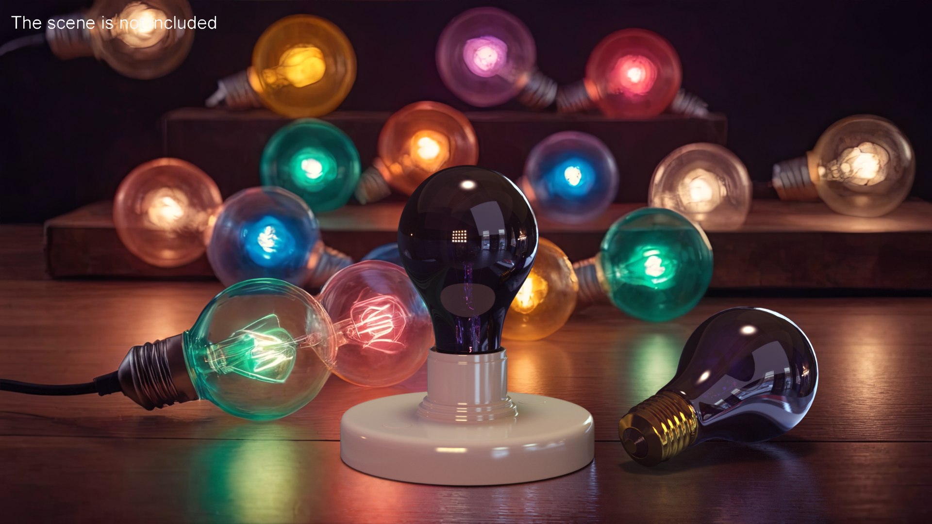 Incandescent Blacklight Light Bulb Model - TurboSquid 2235903