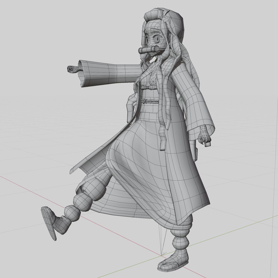 Nezuko Kimetsu Yaiba Demon 3D Model - TurboSquid 1602691