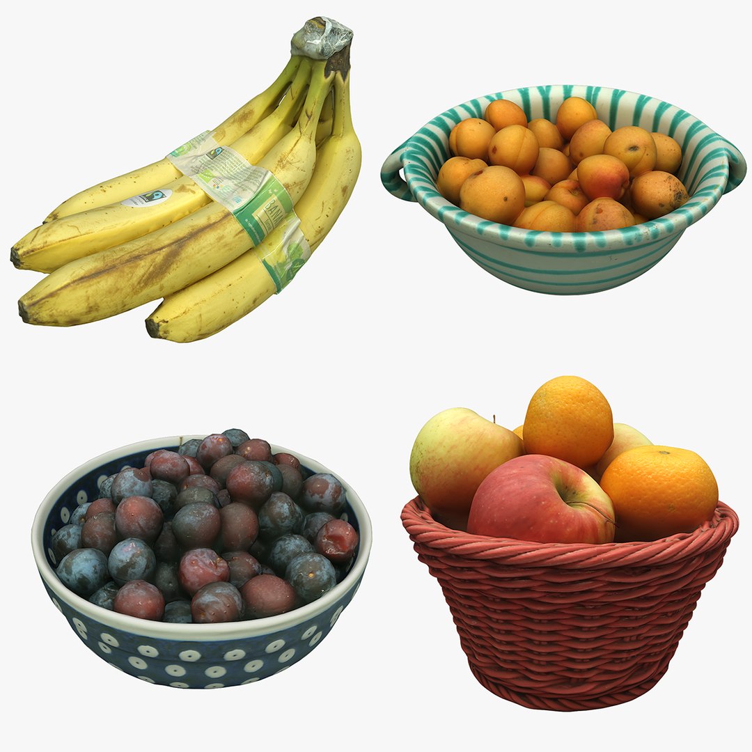 3D Fruit Collection 08 Mixed Model - TurboSquid 2140623