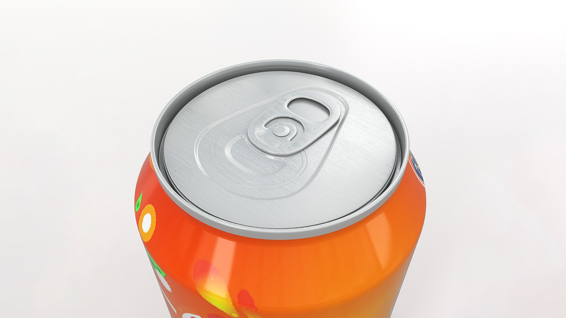 3d Soda Seven Drinks Model