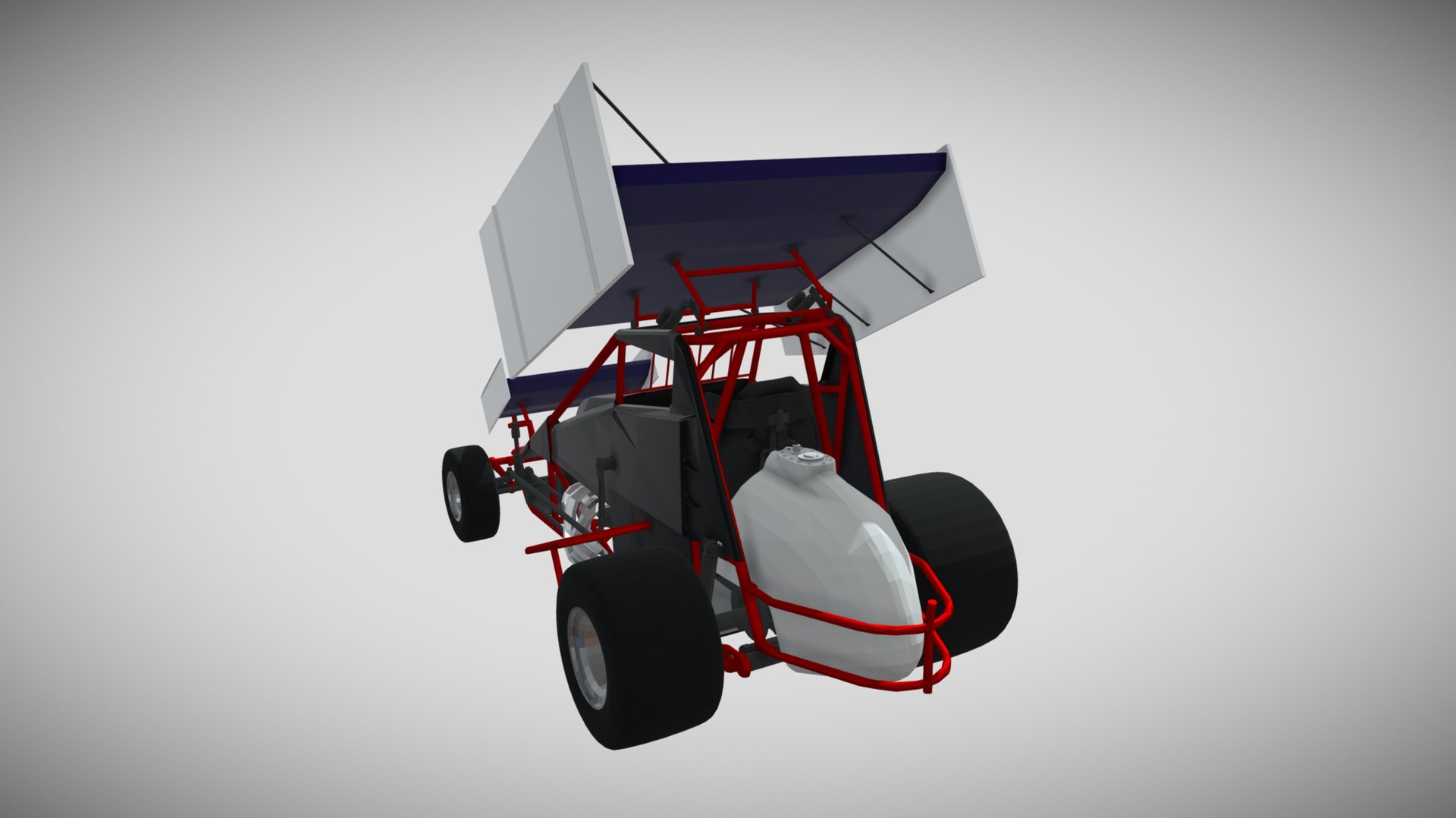3D Dirt Sprintcar - Rigged To Unreal Unity Model - TurboSquid 2044516