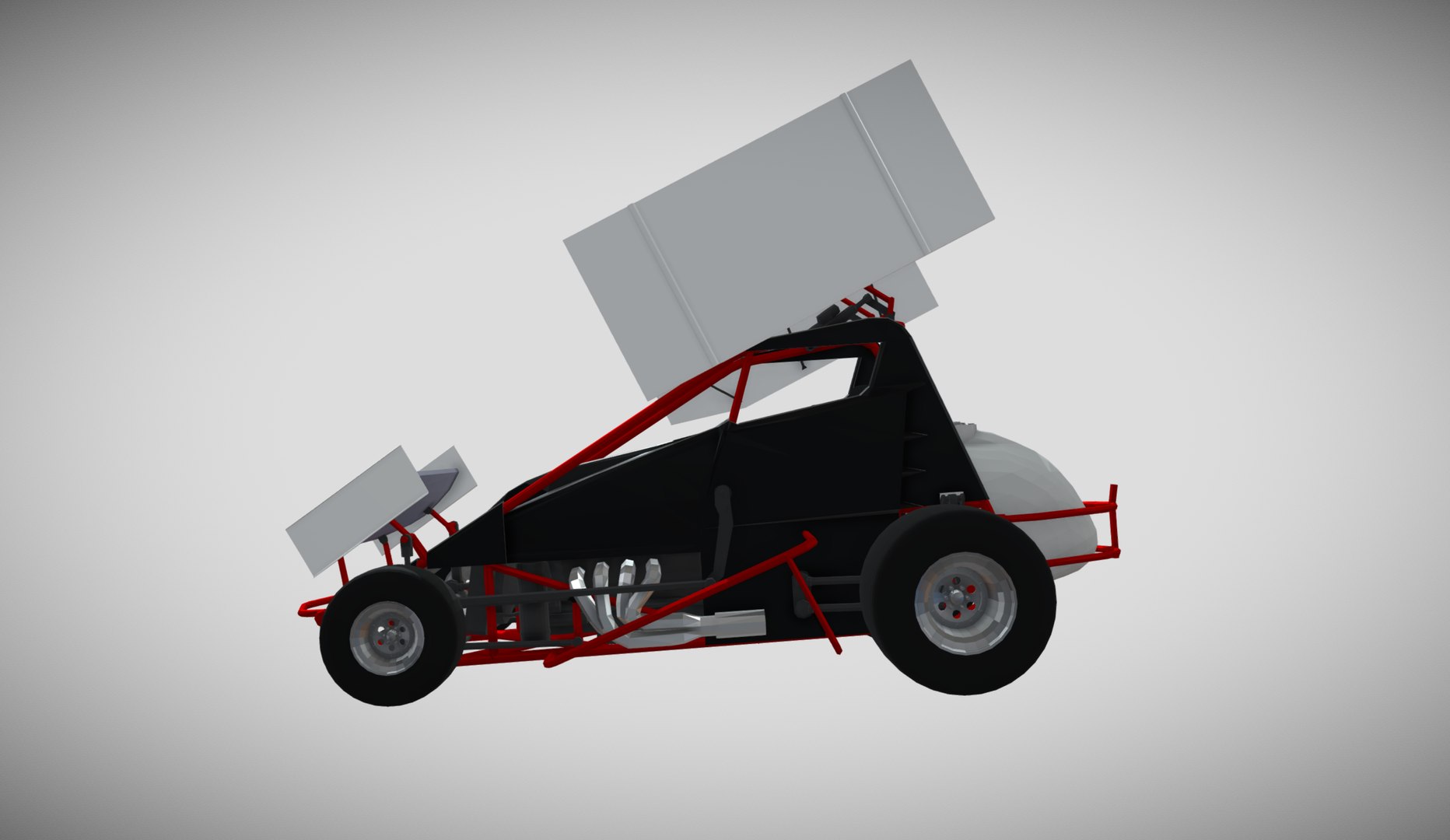 3D Dirt Sprintcar - Rigged To Unreal Unity Model - TurboSquid 2044516