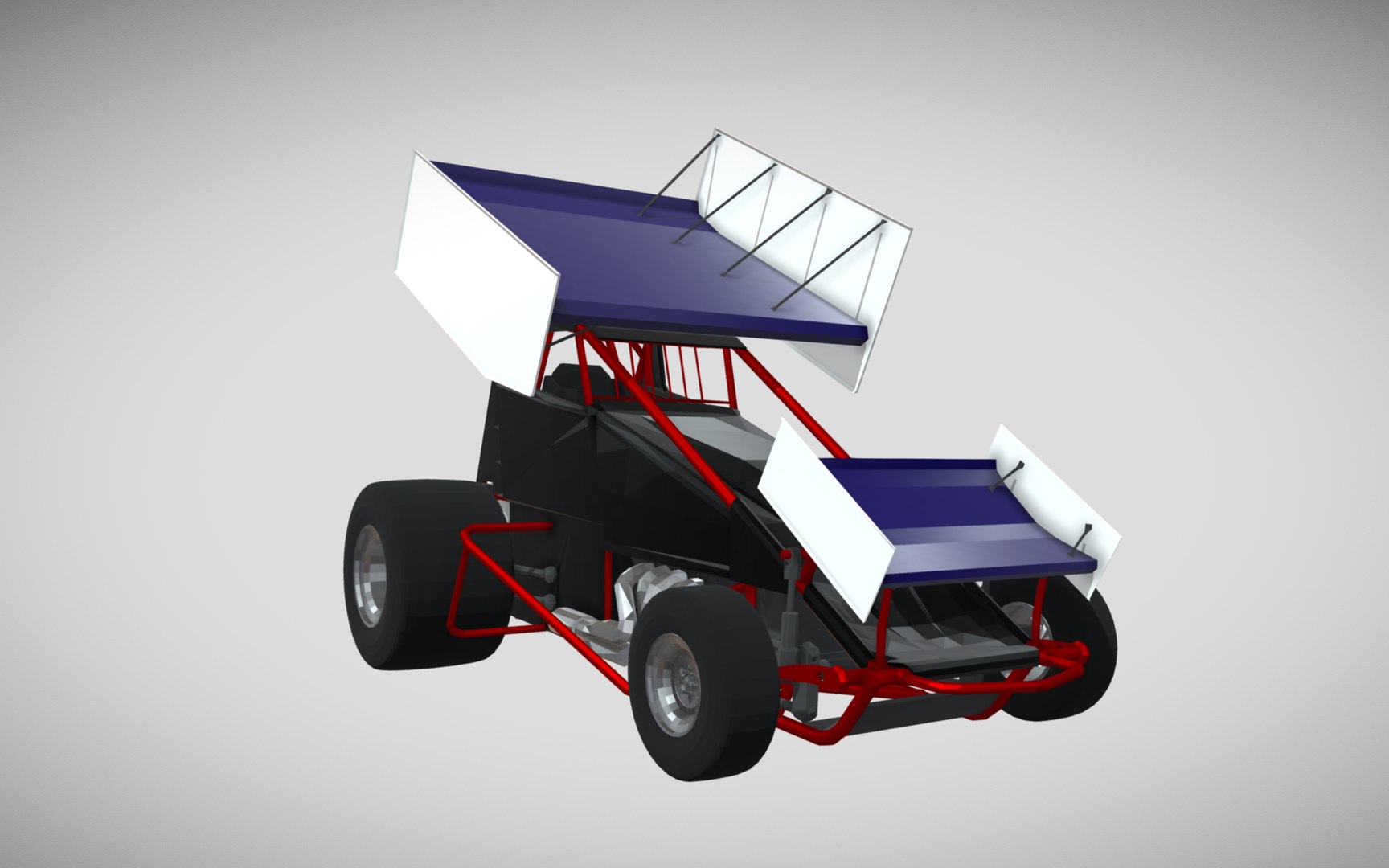 3D Dirt Sprintcar - Rigged To Unreal Unity Model - TurboSquid 2044516