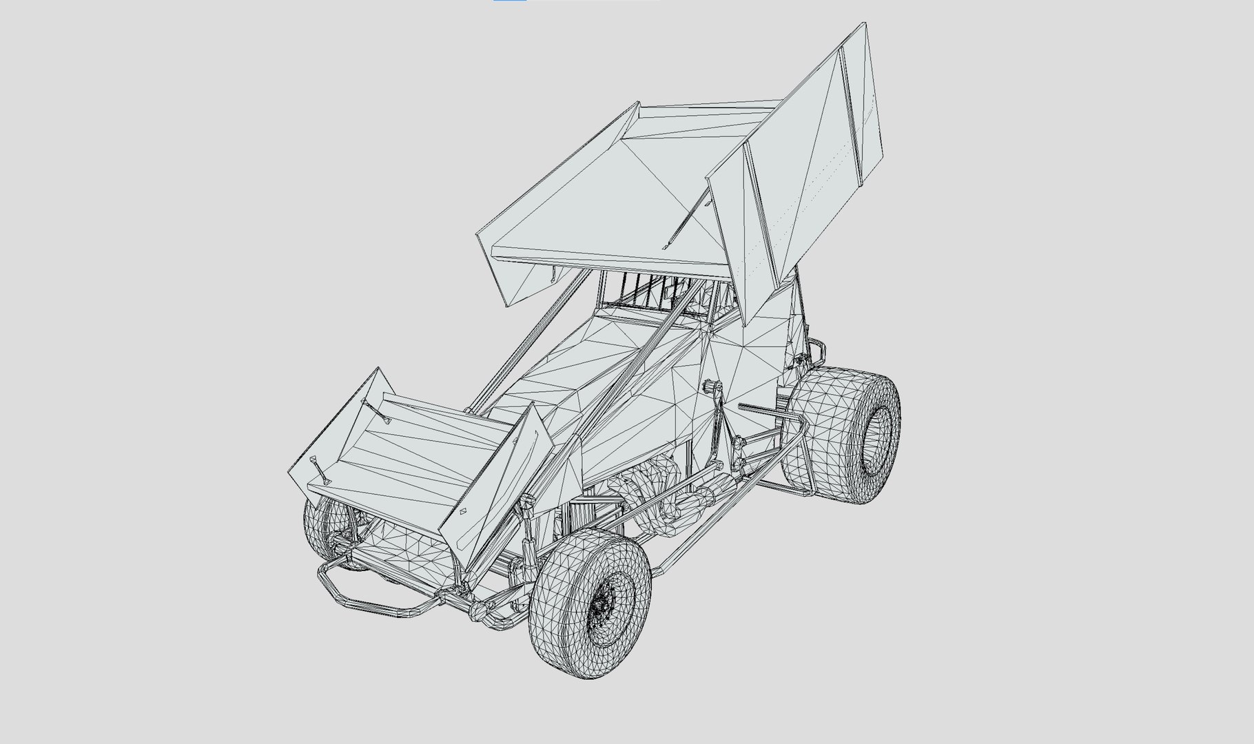 3D Dirt Sprintcar - Rigged To Unreal Unity Model - TurboSquid 2044516