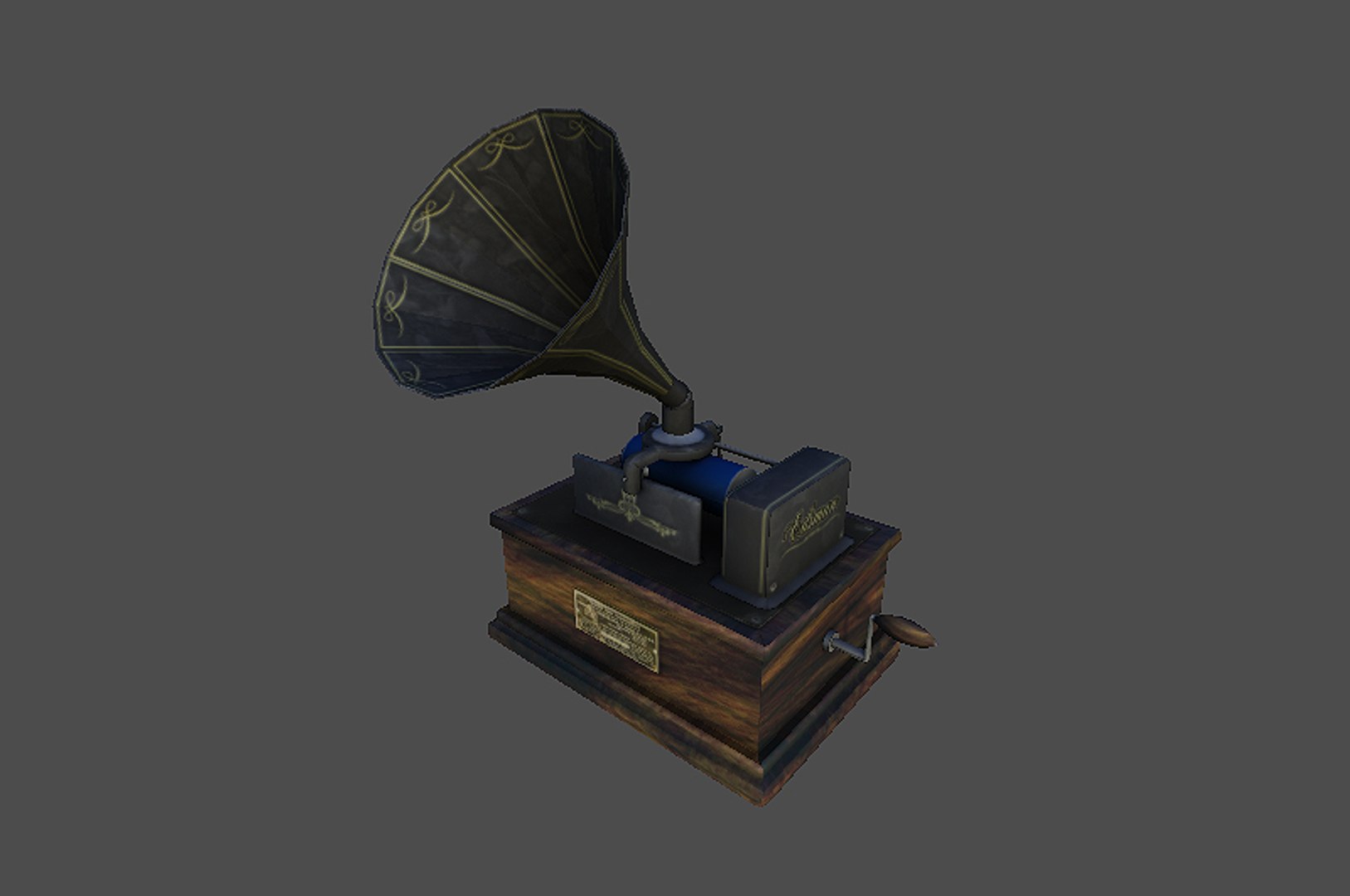 3dsmax Phonograph