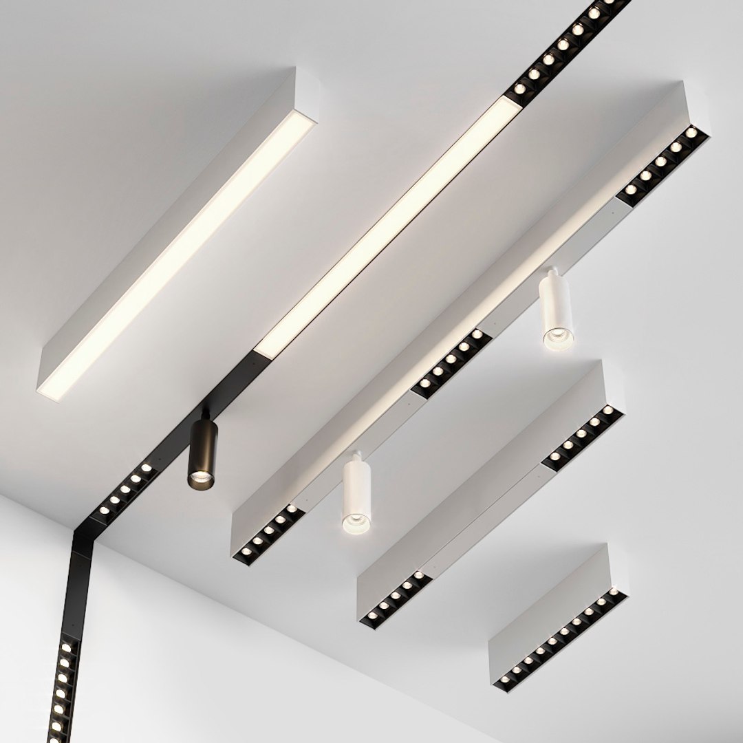 Rafter Spotlights Lighting 3D Model - TurboSquid 1686286