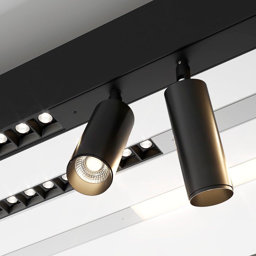 Rafter Spotlights Lighting 3D Model - TurboSquid 1686286