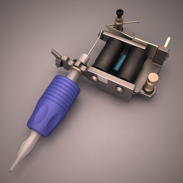 3d model tattoo machine