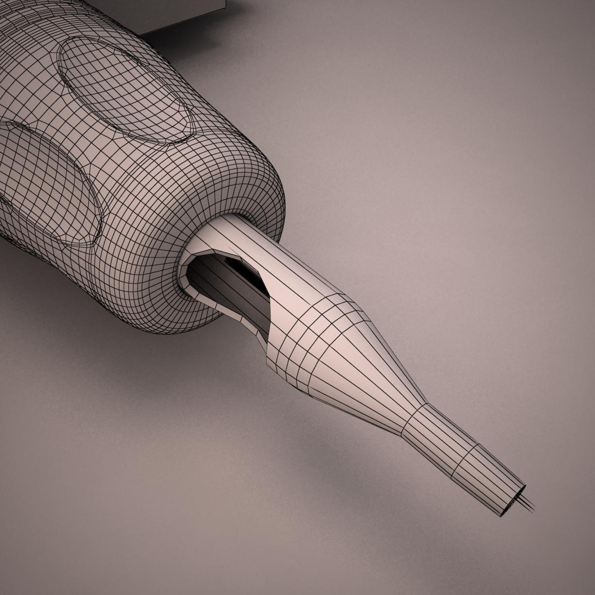 3d model tattoo machine