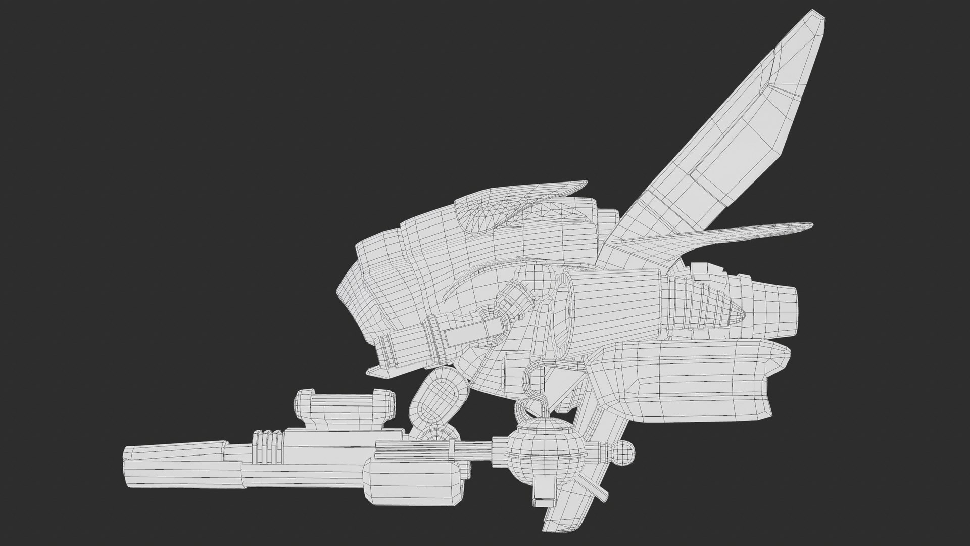 3D Drone Sci-fi Alien Model - TurboSquid 1685352