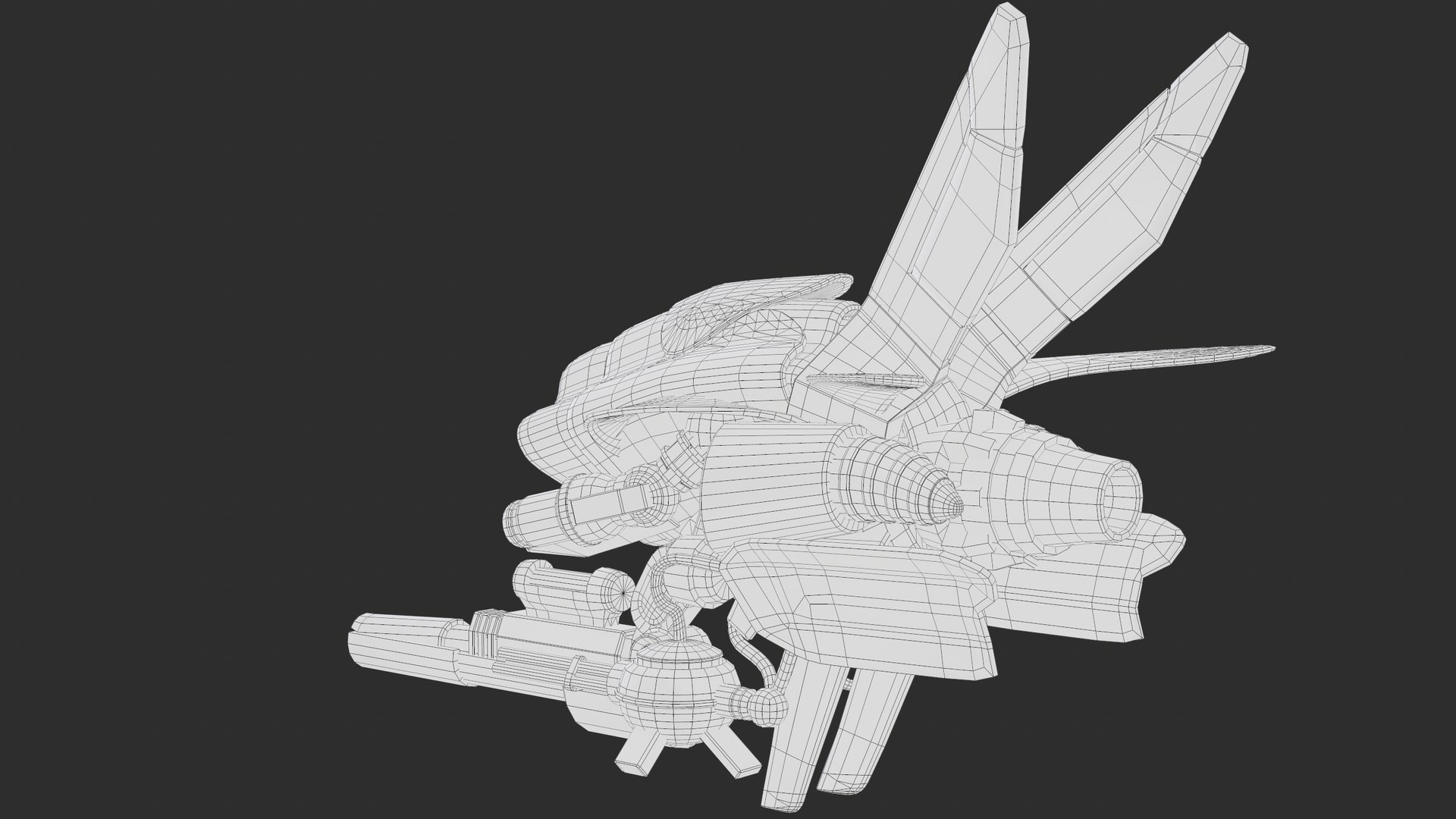 3D Drone Sci-fi Alien Model - TurboSquid 1685352