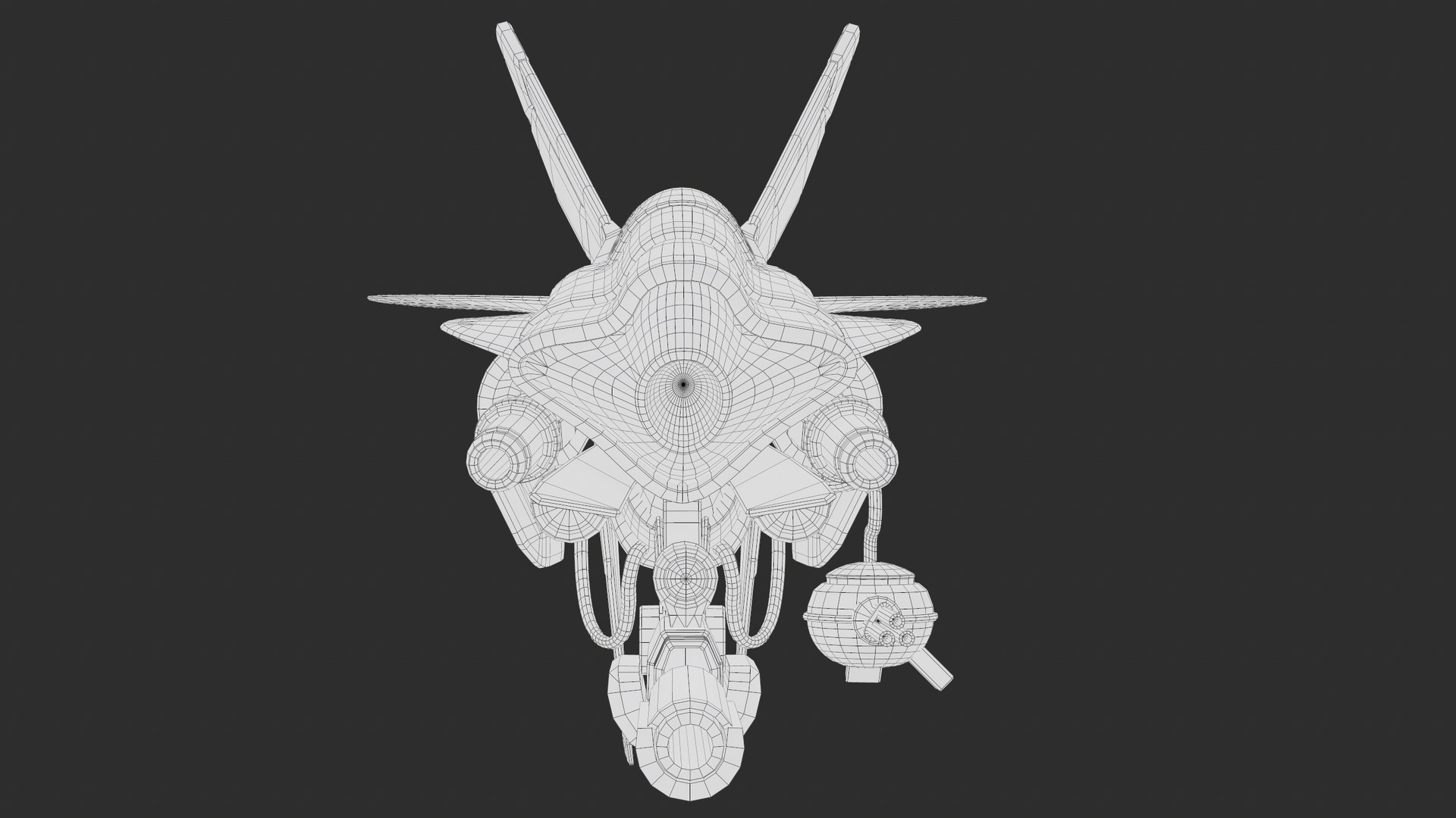 3D Drone Sci-fi Alien Model - TurboSquid 1685352