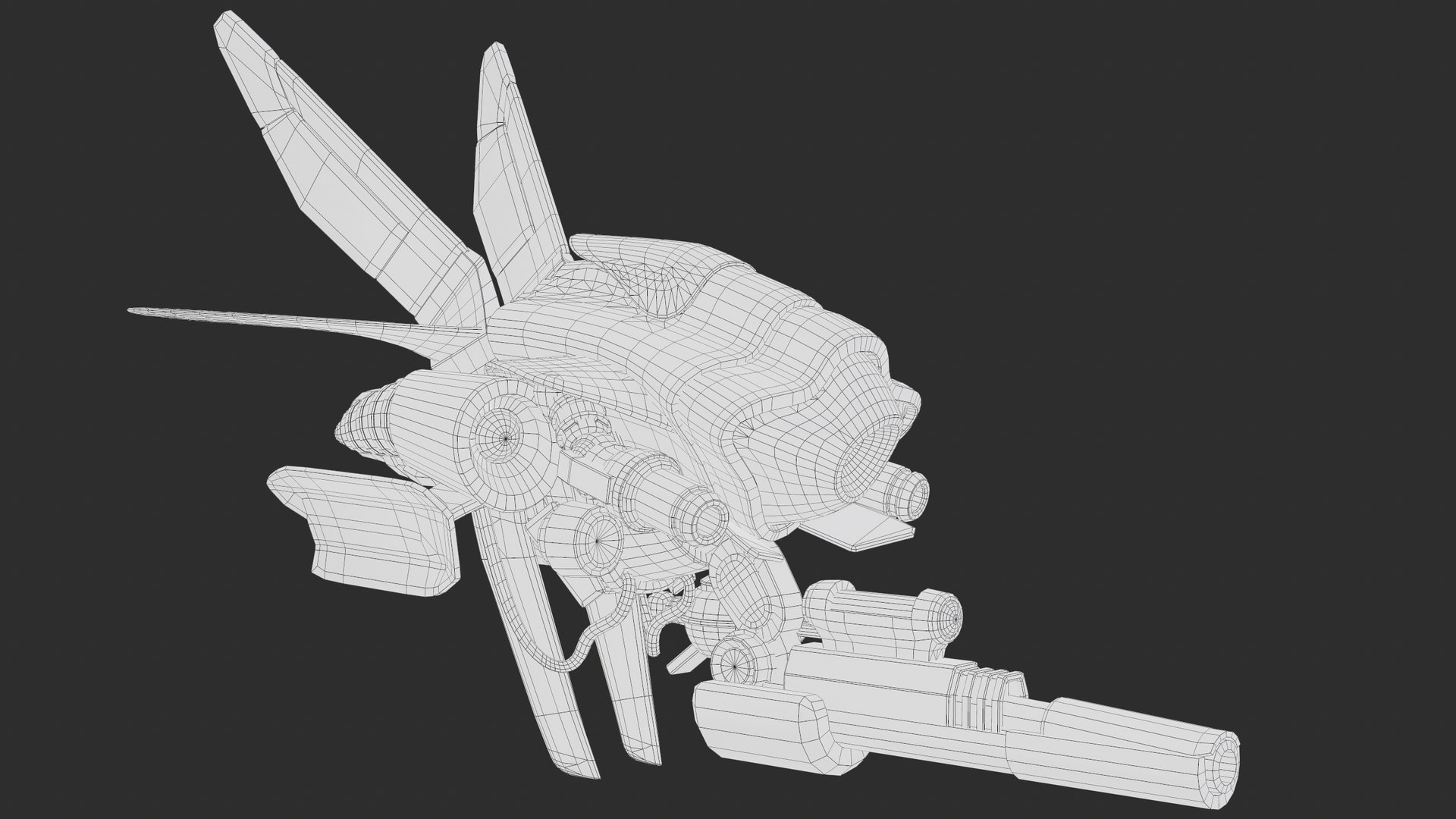 3D Drone Sci-fi Alien Model - TurboSquid 1685352