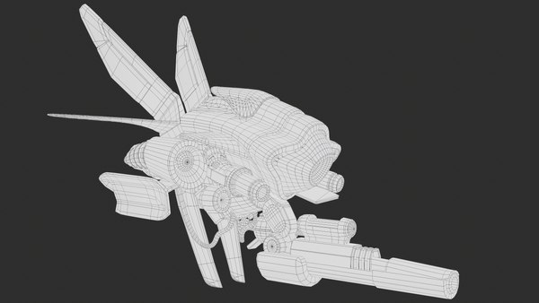 modelo 3d Drone de ciencia ficción 1 - Militar alienígena - TurboSquid ...