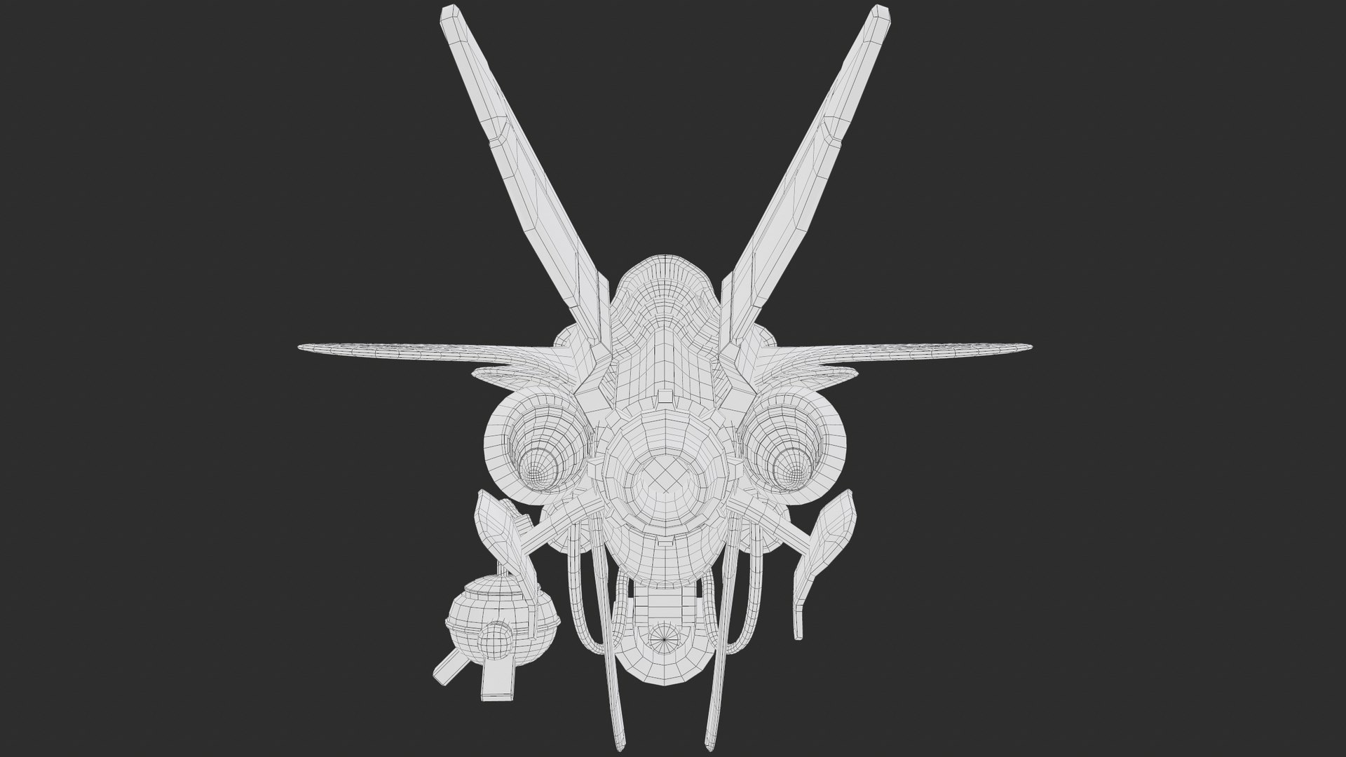 3D Drone Sci-fi Alien Model - TurboSquid 1685352