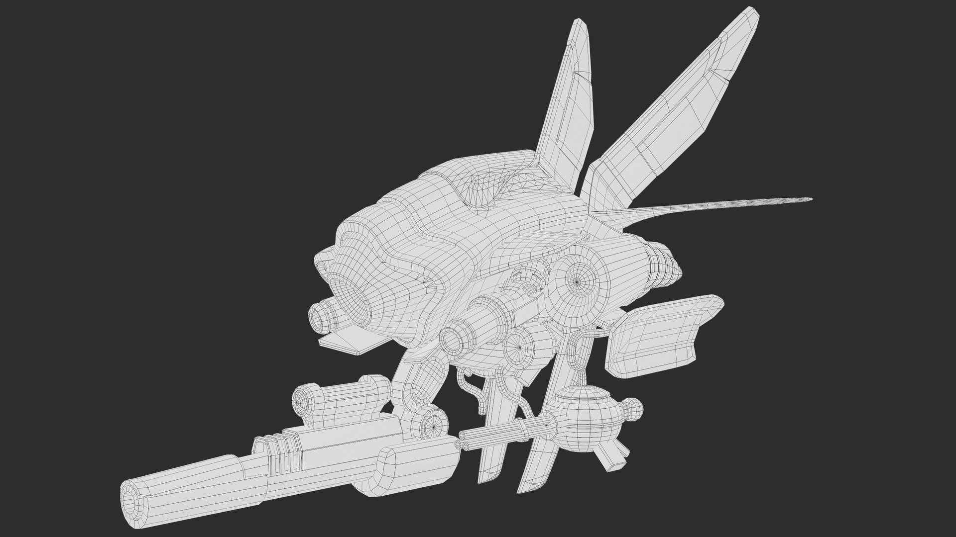 3D Drone Sci-fi Alien Model - TurboSquid 1685352