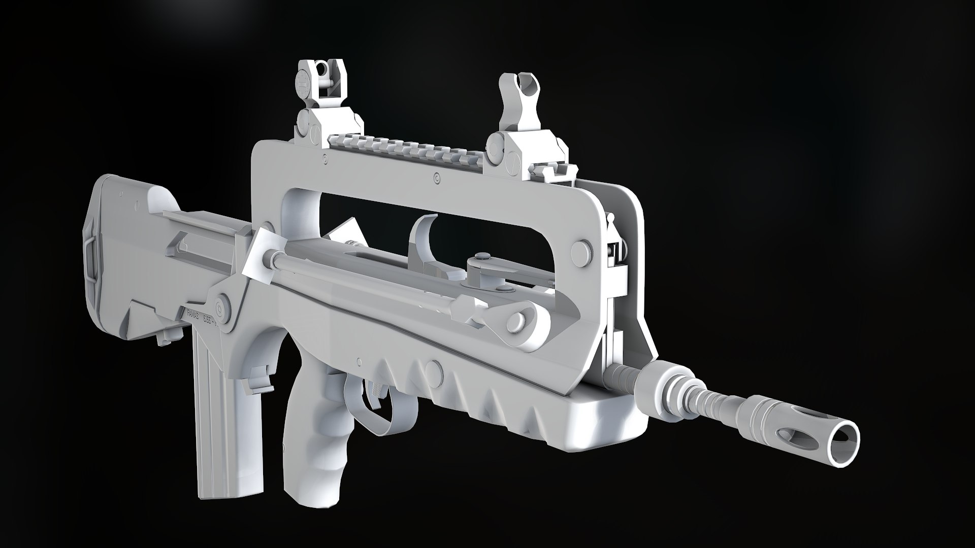3D Famas F1 Normal Ao Model - TurboSquid 1581563
