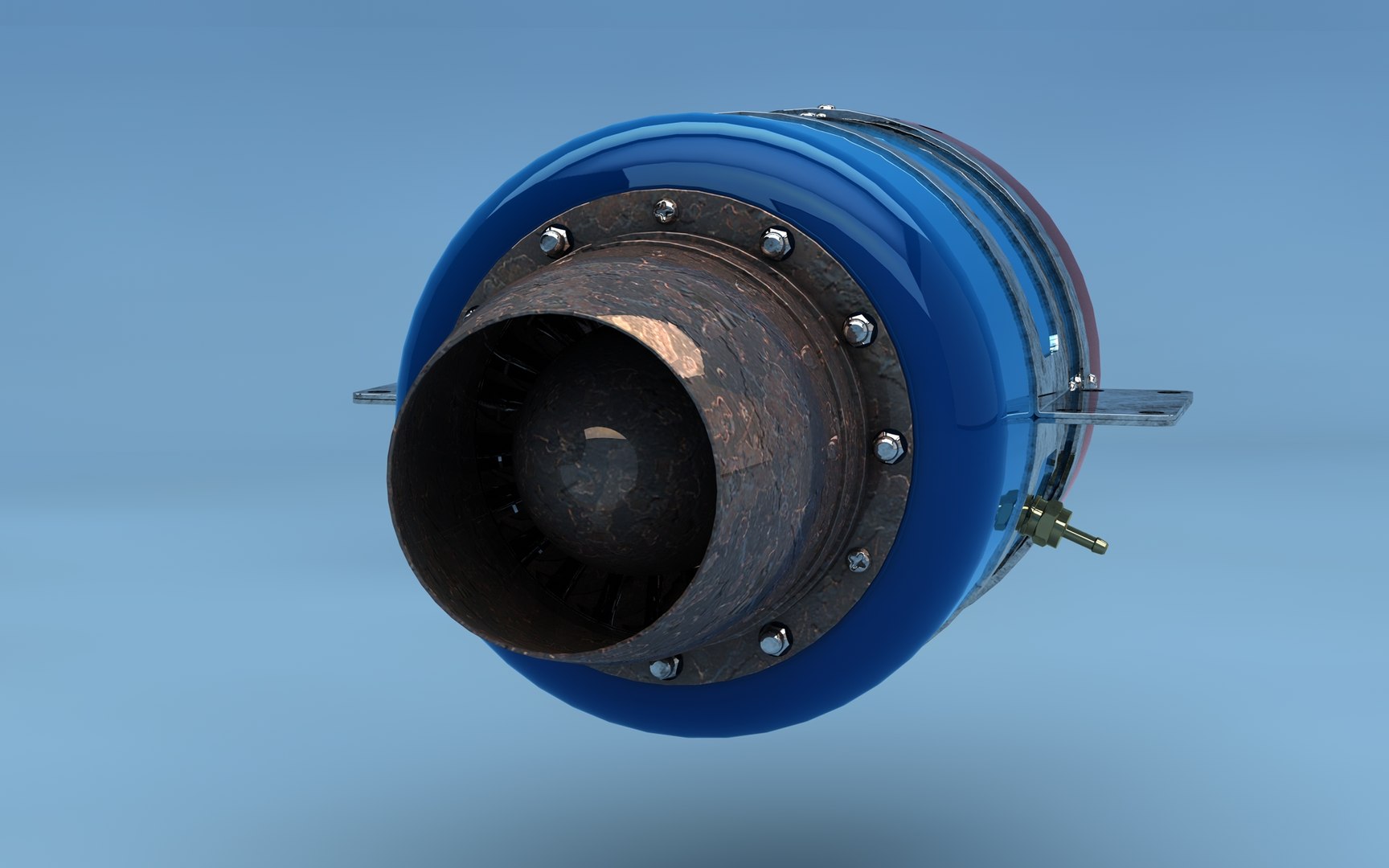 Jet Turbine Engine C4d