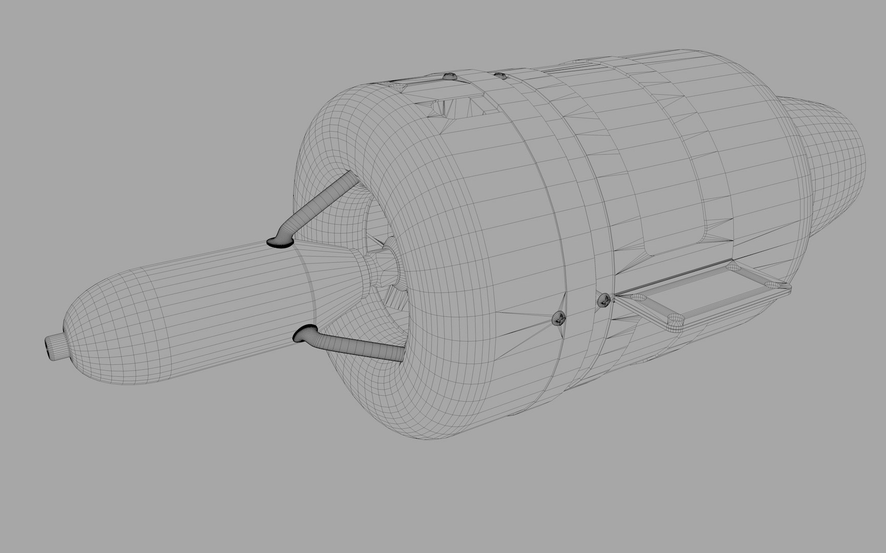 Jet Turbine Engine C4d